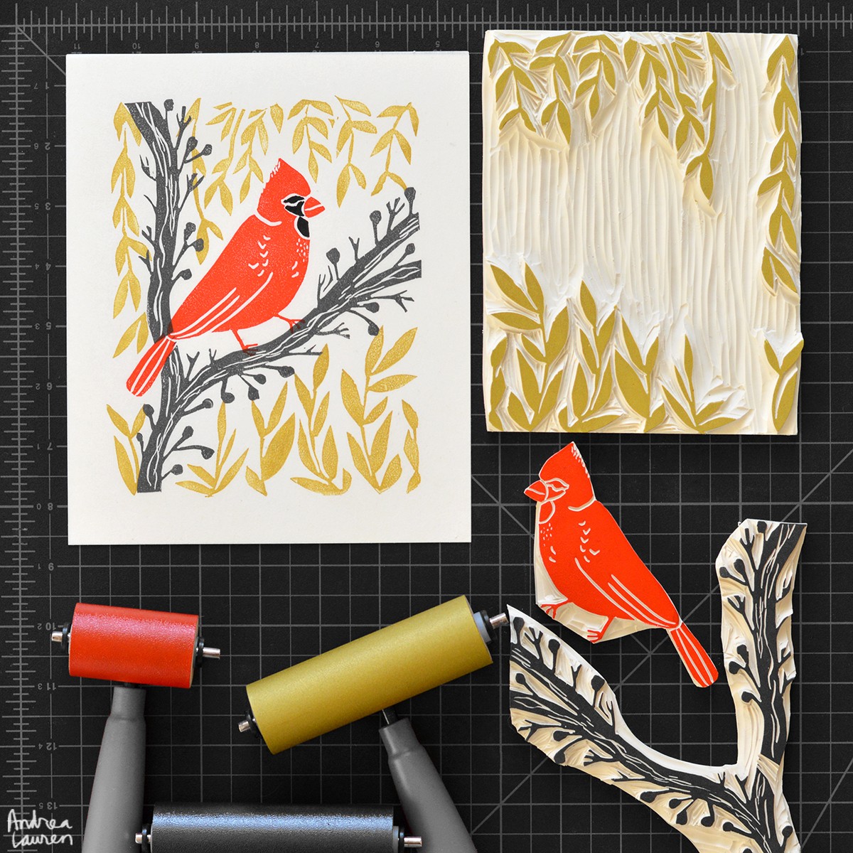 Beautiful Block Prints By Andrea Lauren Make beautiful-block-prints-by-andrea-lauren-make