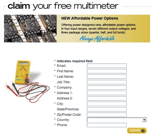 Free multimeter - Make: