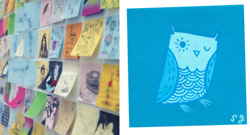 Post-It Art Show - Make: