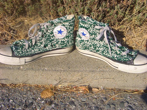 Knit Converse Shoes - Make: