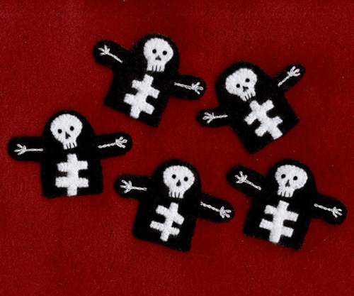 A Closer Look: Halloween Etsy - Skeleton Finger Puppet - Make: