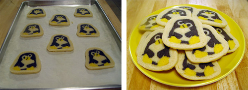 Tux sugar cookies - Make: