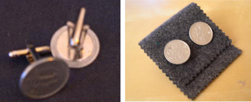 HOW TO: Make Cufflinks out of Coins - Make: