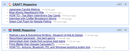 Add CRAFT to My Yahoo! Page - Make: