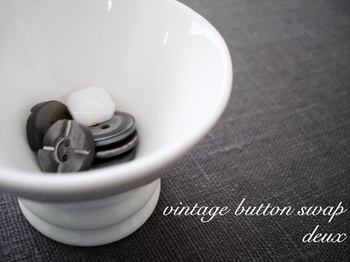 Vintage Button Swap at shim + sons - Make: