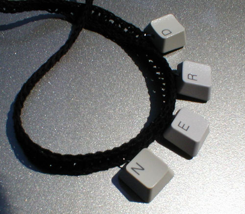 Crochet Keyboard Choker Necklace - Make: