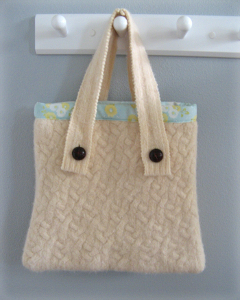 Reafashioned Sweater Tote - Make:
