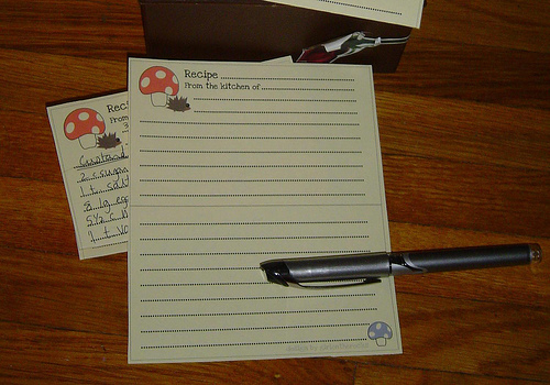 Recipe Cards - Make:
