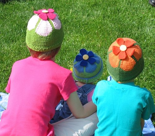 Ada June - Knit Flower Hat - Make: