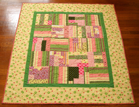 Scrap Strips Squares Quilt - Make: