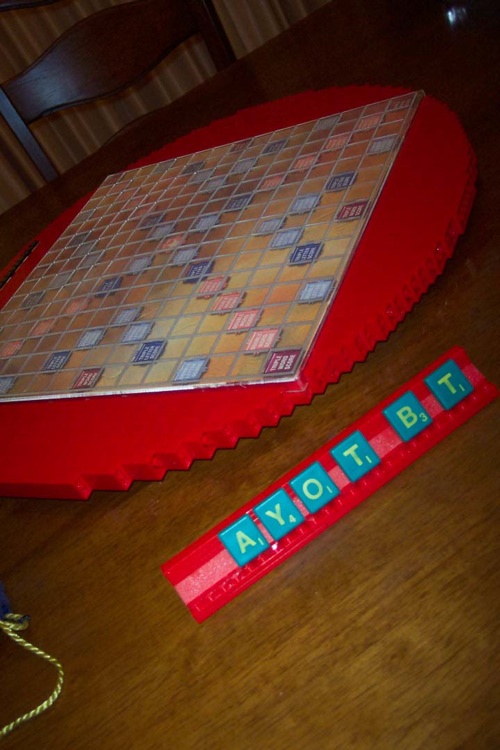 Scrabble Board made from LEGO - Make: