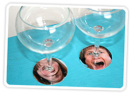 Wine Glass Photo Frames - Make: