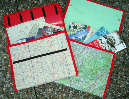 HOW TO - Sew a File Organizer from Old Maps or Pattern Paper - Make: