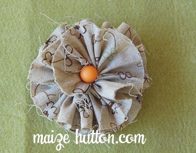 Frayed Flower Pin Tutorial - Make: