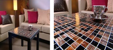 HOW TO - Make Mosaic Glass Tile Table (Video) - Make: