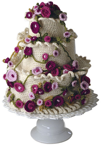 Crochet Wedding Cake - Berroco Buttercream Pattern - Make: