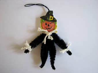 Halloween Pipe Cleaner Ornaments - Make: