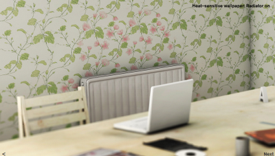 Heat Sensitive Wallpaper - Make: