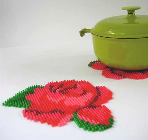 Silicon Rose Trivet - Make: