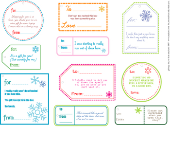 Amy Karol Holiday Gift Tags - Make: