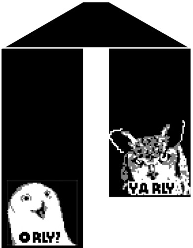 O Rly owl scarf - Make: