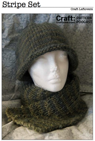 Stripe Set by Kristin Roach of Craft Leftovers - CRAFT Pattern PDF ...