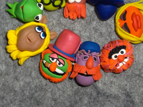 Polmer Clay Muppet Bracelet - Make: