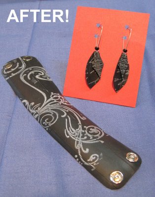 Recycled Bike Inner Tube Jewelry - Make:
