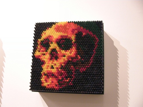 Skull Crayon Art - Make: