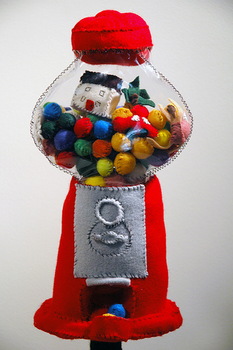 Life-Sized Plush Gumball Machine - Make: