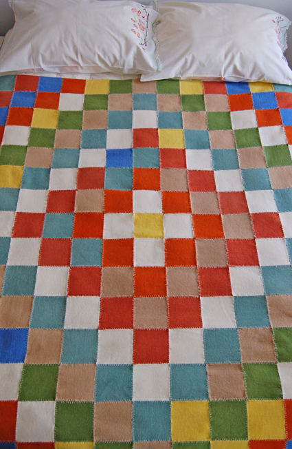 Wool Patchwork Blanket - Make:
