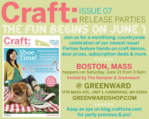 Boston CRAFT: 07 Release Party this Saturday - Make: