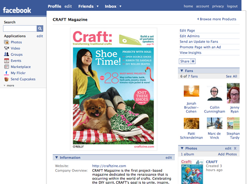 CRAFT Magazine Facebook Page - Make: