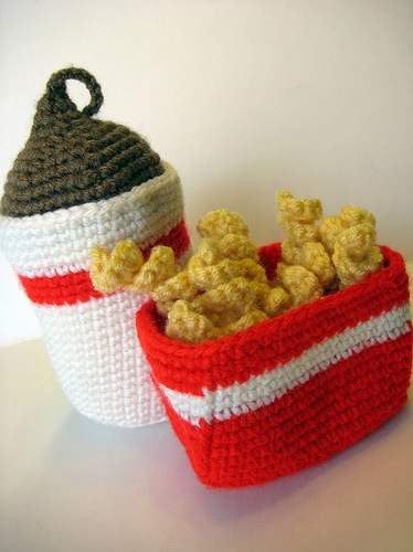 Crochet Fries and Shake - Make: