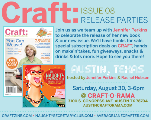 Reminder: CRAFT: 08 Release Parties on Saturday! - Make: