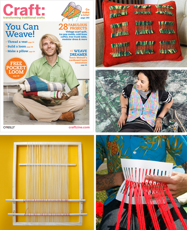 CRAFT: 08 The Weaving Issue - On Newsstands Now! - Make: