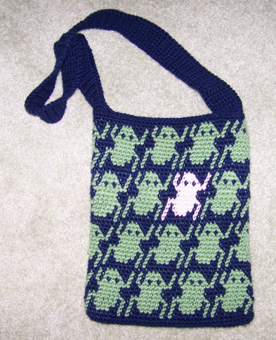 Frogger Tapestry Bag - Make:
