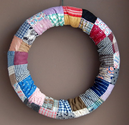 HOW TO - Patchwork Wreath - Make: