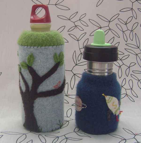 Felted Water Bottle Cozies - Make: