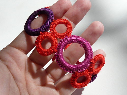 Crochet Ring Bracelet - Make: