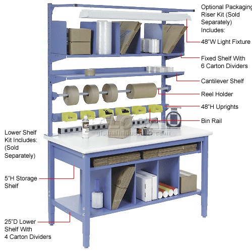 60 X 30 packaging bench - Make: