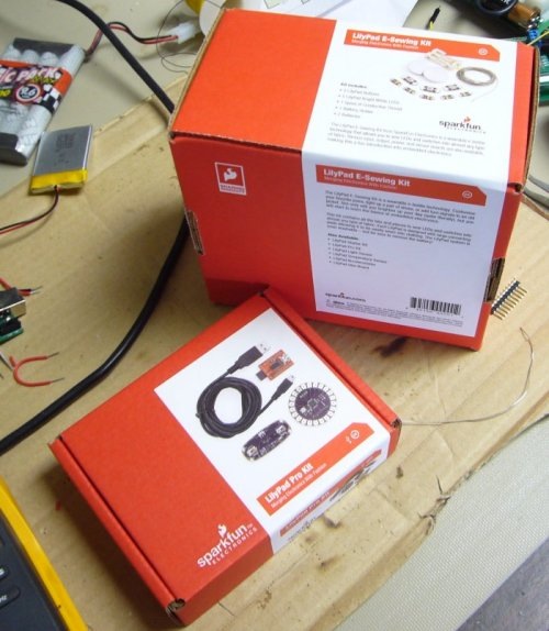New Soft Circuit Kits from Sparkfun - Make: