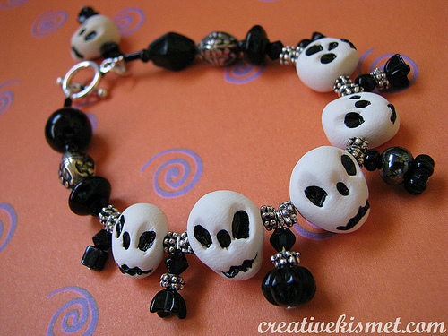 HOW TO - No-Mold Polymer Skull Beads - Make: