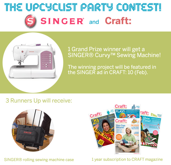 The Upcyclist Party Contest from Singer & CRAFT - Make: