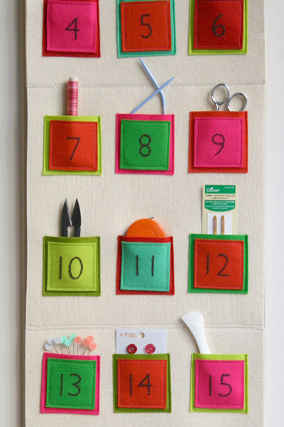 HOW TO - Felt Advent Calendar - Make:
