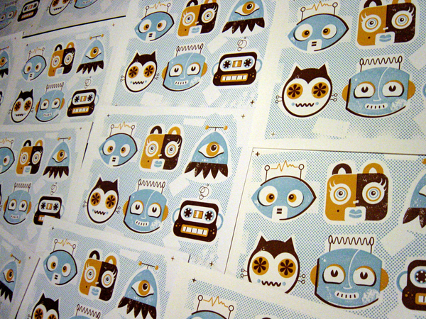 Robot Screenprints - Make: