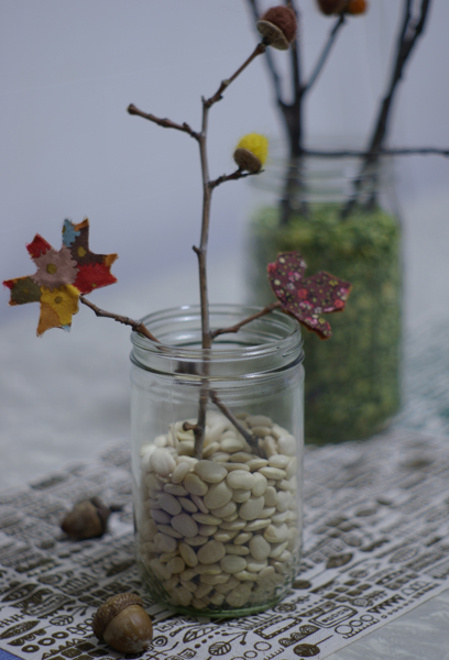 HOW TO - Modern Centerpiece with Natural Materials - Make: