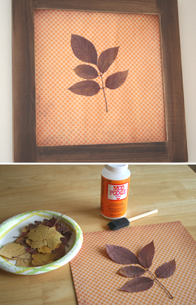 HOW TO - Pressed Leaf Art - Make: