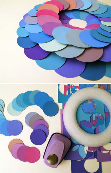 HOW TO - Simple Paper Wreath - Make:
