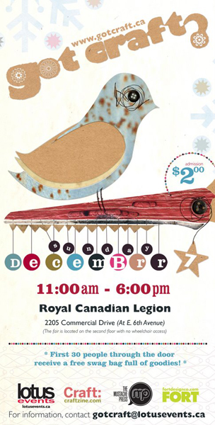 Got Craft? in Vancouver, B.C. on Sunday, December 7 - Make: